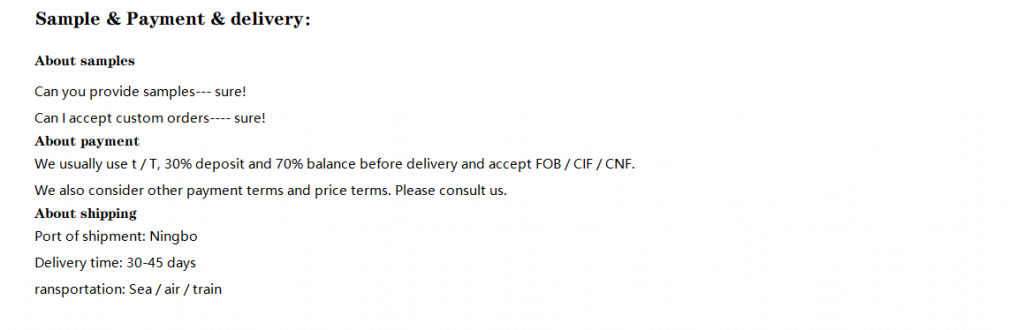 A606 – Taizhou Ciler Sanitary